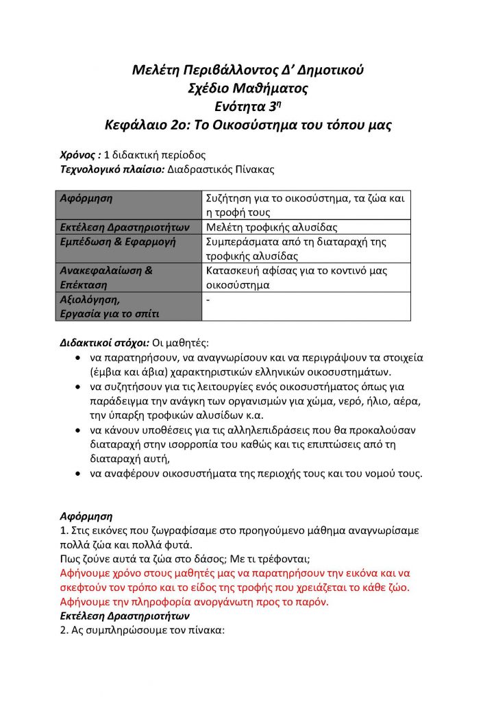 Εκπαιδευτικό υλικό για τη δ τάξη σε όλα τα μαθήματα